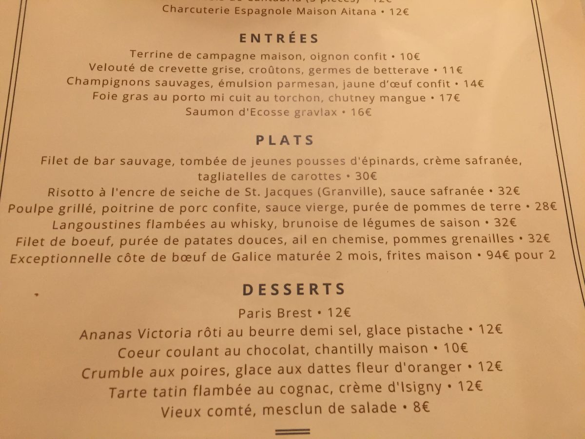 Le Petit Georges à Paris • Place to Be : Provocateur d'envies