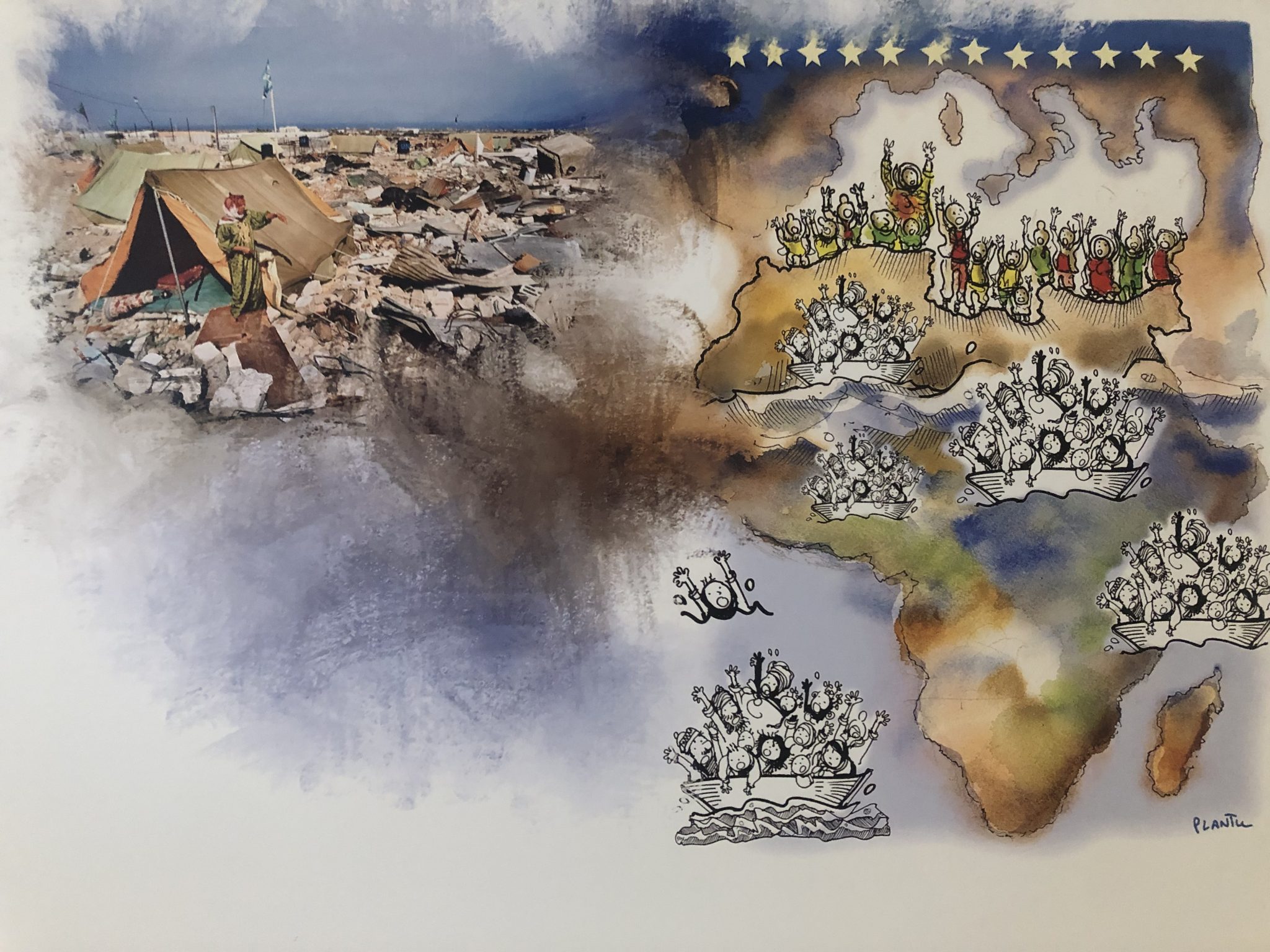 Exposition PLANTU - REZA, Regards Croisés au Musée de l'Homme (Paris ...